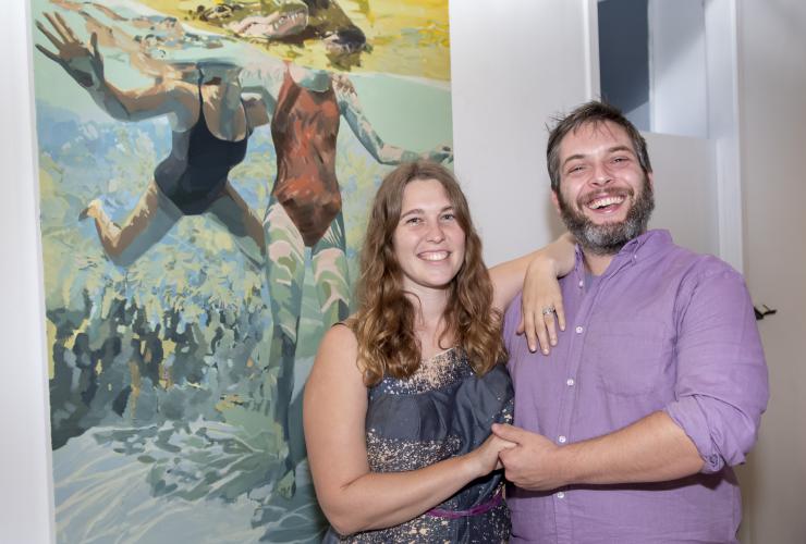 MAZ :: Gallery: Laundromat Art Space Opens Group Exhibit