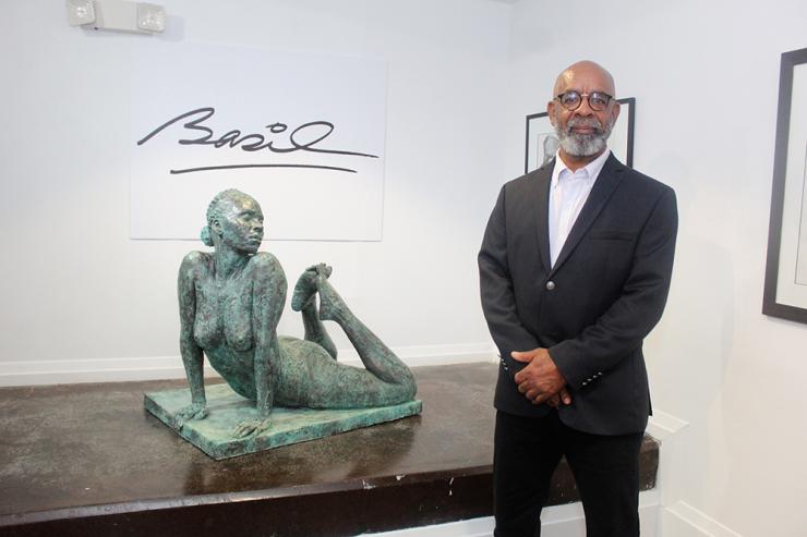 MAZ :: Gallery: Hampton Art Lovers' Basil Watson Opening