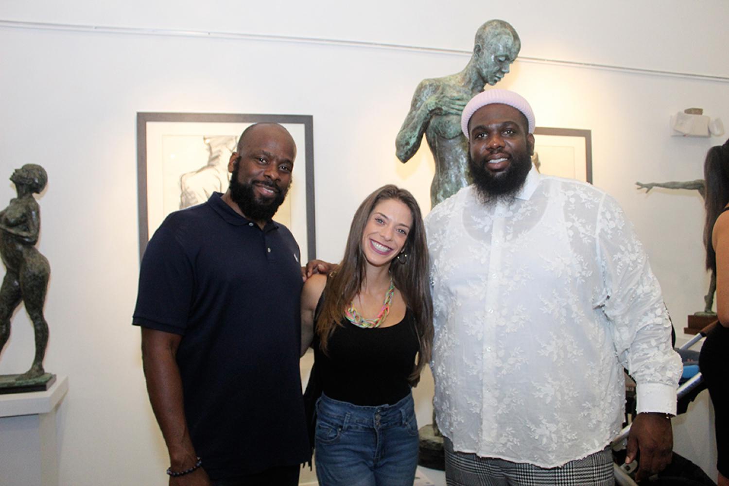 MAZ :: Gallery: Hampton Art Lovers' Basil Watson Opening